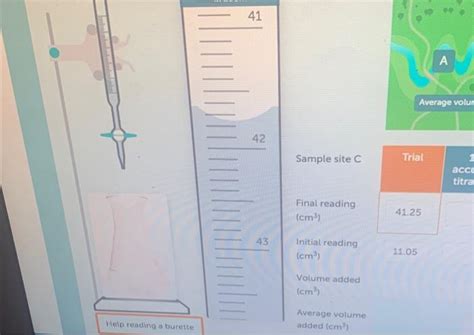Solved Sample Site C Final Rear Cm3 43 Initial Reading