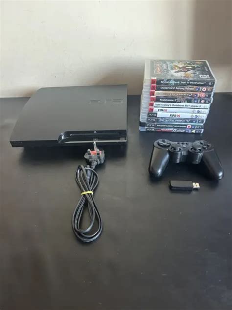 SONY PLAYSTATION Slim GB Console Bundle Games Controller Working PicClick UK