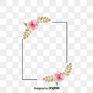 Moldura De Flores PNG Images Vetores E Arquivos PSD Download Grátis