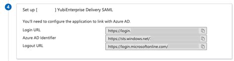 Single Sign On SSO YubiEnterprise Services Documentation