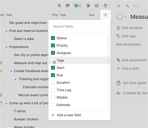 custom fields