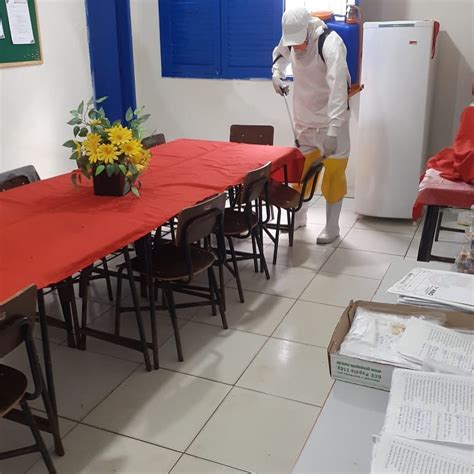Processo De Sanitização Em Escolas Prefeitura De São Bento Do Una Pe