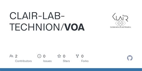 Github Clair Lab Technion Voa
