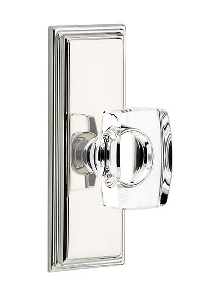 Emtek Windsor Knob With Wilshire 7 Inch Sideplate