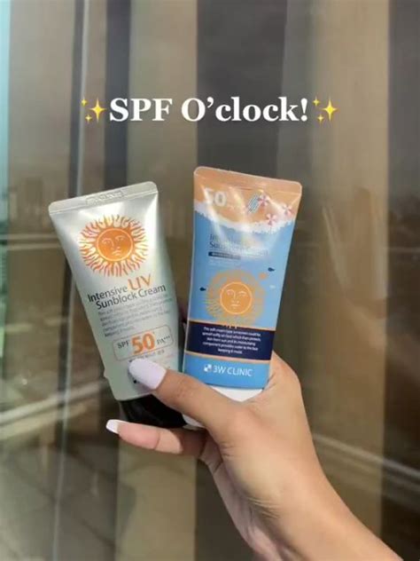 3w Clinic Intensive Uv Sunblock Cream Spf50 Pa 70ml Lazada Ph
