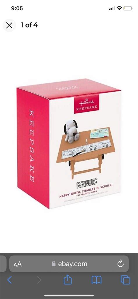 Hallmark 2022 Happy 100th Charles M Schulz Limited Antique Price Guide Details Page