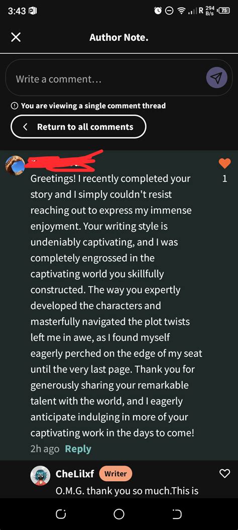 This Is The Best Comment I Have Ever Received R Wattpad