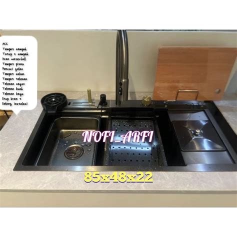 Jual SALE KITCHEN SINK MODERN DESIGN BAK CUCI PIRING 85 CM WASTAFEL
