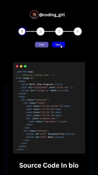 Muti Step Process 💥 Coder Computerprogrammer Html Codinglover Css