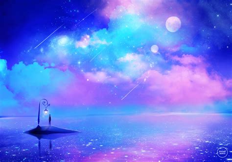 Sea Of Stars Artistic Painting Wallpaper