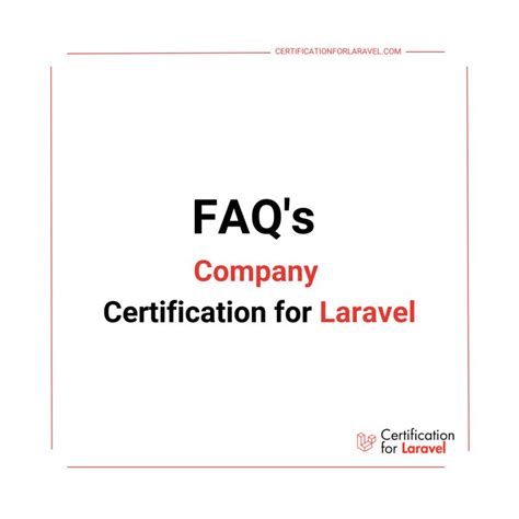 🌟 Frequently Asked Questions Faq Company Certification For Laravel 🌟 Jean Clemens