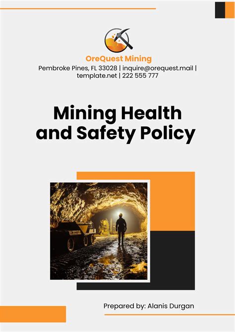 Free Mining Templates To Edit Online
