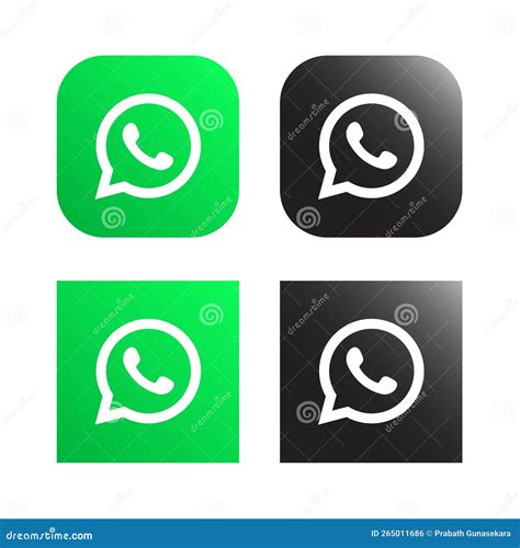 Collection Of Green And Black Whatsapp Logo Editorial Photo Illustration Of Chat Communicate