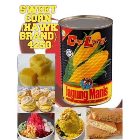 Cap Lang Jagung Manis Tin 425g Halal Jagung Manis Jenama Hawk