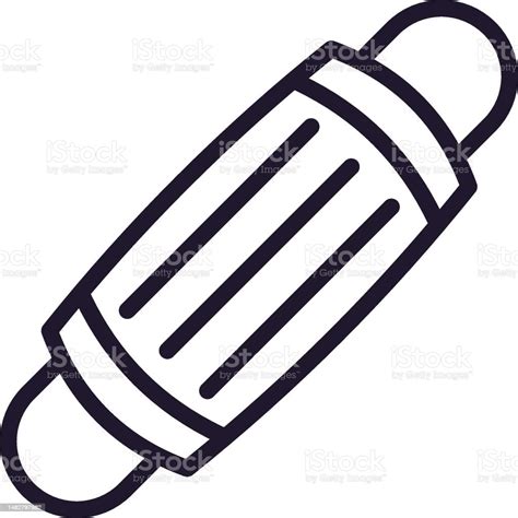 안면 마스크 벡터 선 아이콘입니다 웹 사이트 디자인 온라인 상점 회사 책 광고를위한 프리미엄 품질의 로고 흰색 배경에 격리된