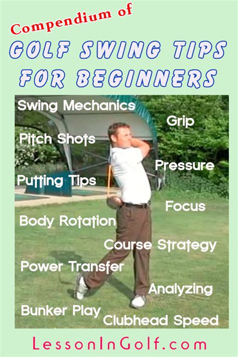Golf Swing Tips For Beginners