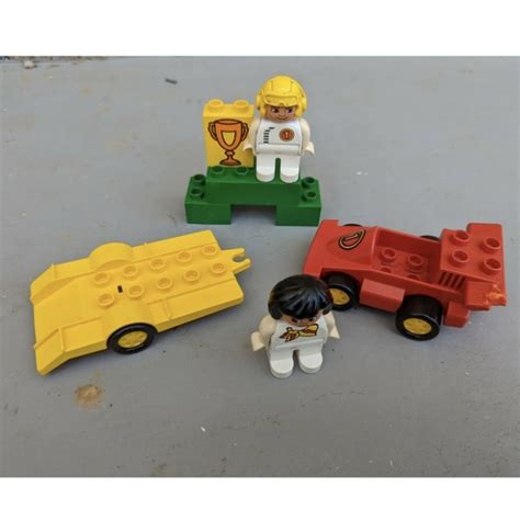 Lego Toys Very Rare Vintage 991 Lego Duplo 2671 Racing Team Rally