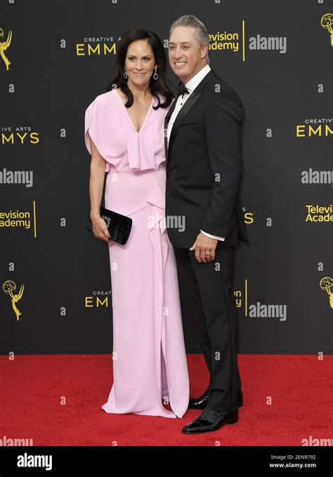 Annabeth Gish And Wade Allen Arrives At The 2019 Creative Arts Emmy