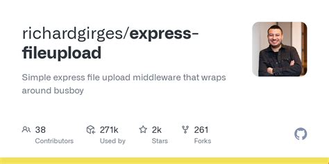 Github Richardgirgesexpress Fileupload Simple Express File Upload