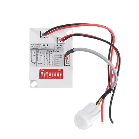 12v 24v 7 10m Pir Motion Sensor Switch Ir Infrared Human Body Induction