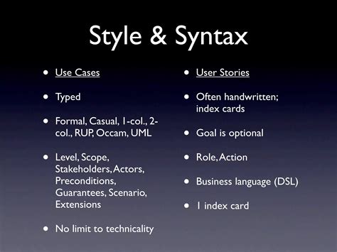 Use Cases Vs User Stories Ppt
