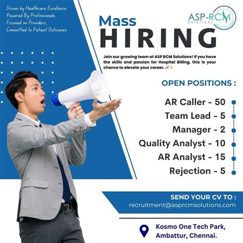 Hiringnow Hospitalbillingjobs Arcaller Healthcarejobs Careergrowth Teamasp Jobopportunity