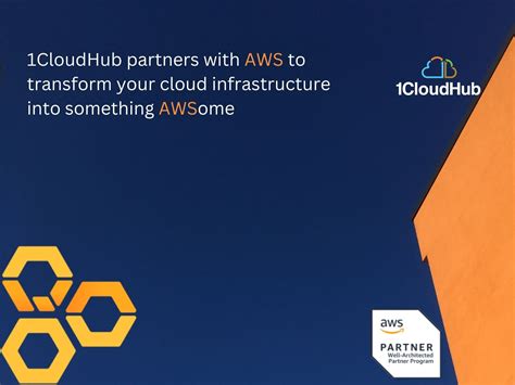 1cloudhub partners with aws to transform your cloud infrastructure into