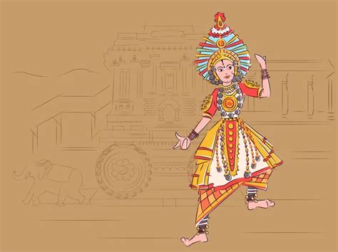 Karnataka Tourism Vector Art Stock Images Depositphotos
