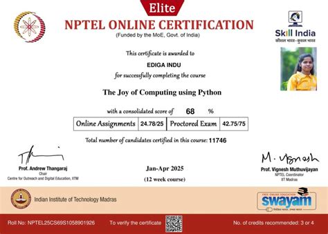 Python Nptel Iitmadras Swayam Onlinelearning Skillbuilding