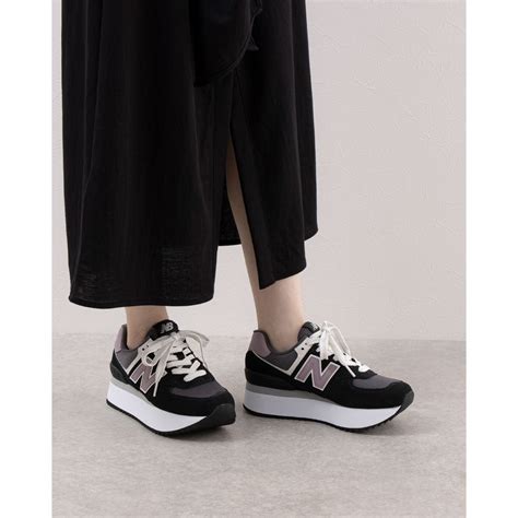 ニューバランス New Balance レディース 厚底 スニーカー 574 Wl574z ブラック Waja Bazar 海外