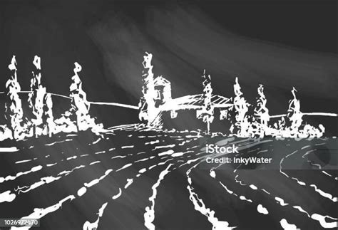 국가 풍경입니다 Scetch 손으로 그려진된 작품 0명에 대한 스톡 벡터 아트 및 기타 이미지 0명 건축 골동품 Istock