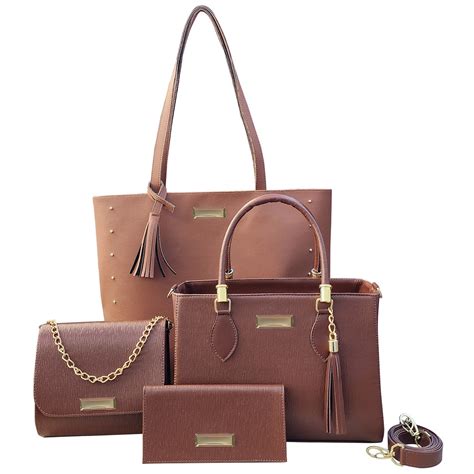 Kit Bolsas Feminina Sacola De Ombro Transversal Tira Colo E Carteira