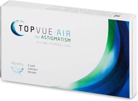 Soczewki Topvue Air For Astigmatism 3 Szt Opinie I Ceny Na Ceneo Pl