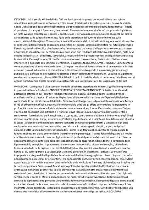 L età dei lumi capire l arte 3 LETA DEI LUMI Il secolo XVIII è