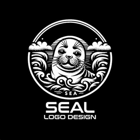 Seal Vector Logo Design Premium Ai Generated Vector