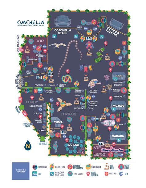 GIS Research And Map Collection Coachella Festival Maps