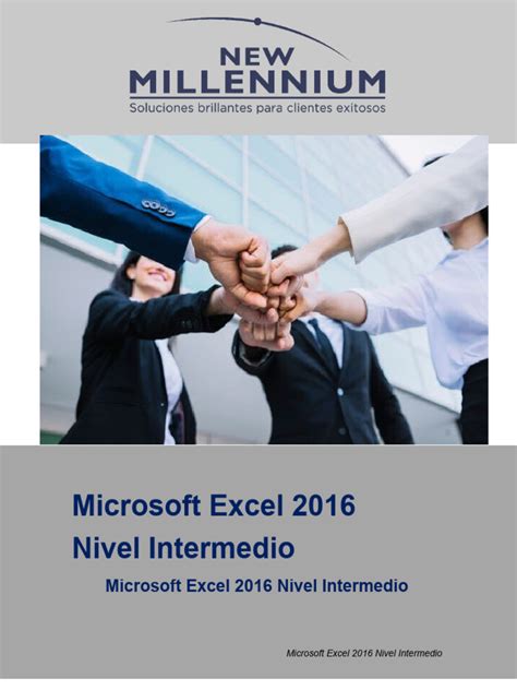 Microsoft Excel Intermedio Pdf Microsoft Excel Matriz Matemáticas