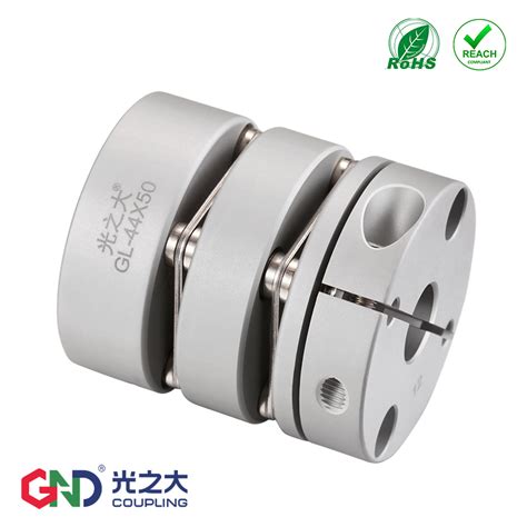 包邮铝合金gl双膜片联轴器大扭矩步进电机丝杆滑台单膜弹性连轴器 虎窝淘
