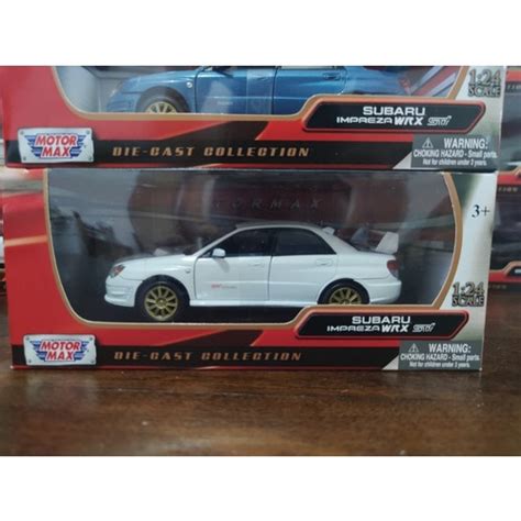 Subaru Impreza Wrx Sti A Escala 124 Motormax Shopee Argentina
