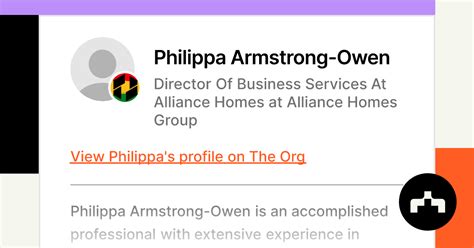 Philippa Armstrong Owen Director Of Business Services At Alliance Homes At Alliance Homes