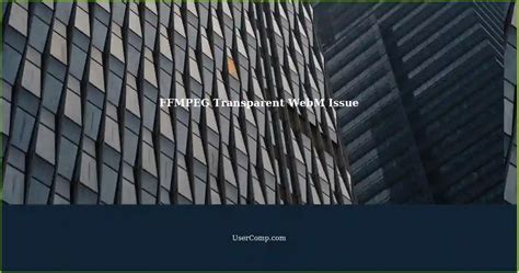 Ffmpeg Unable To Render Transparent Webm With Png Frames