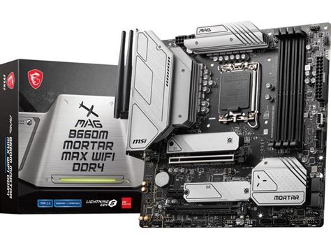 MSI MAG B660M MORTAR MAX WIFI DDR4 LGA 1700 Intel B660 Micro ATX