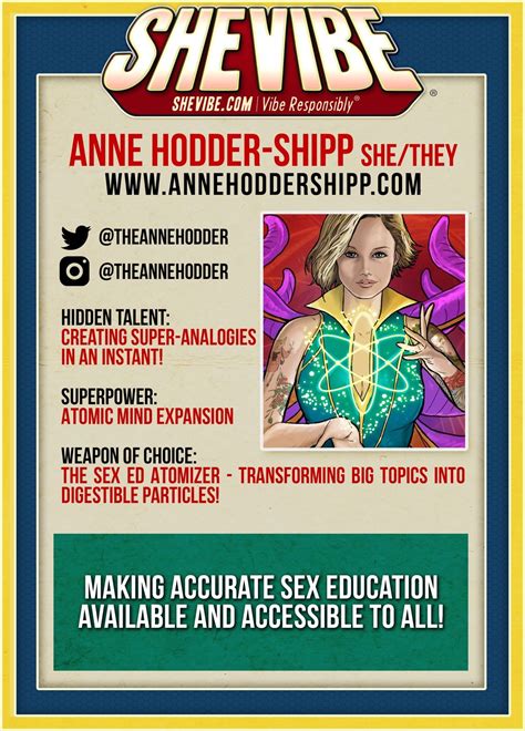 Award Winning Sex Educator Based In Portland Or — Anne Hodder Shipp Cse