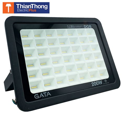 Gata สปอร์ตไลท์ แอลอีดี กาต้า Led Floodlight Slim Series Dob 200w ถูก