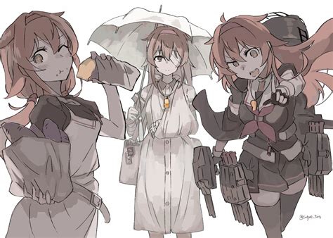Shiratsuyu And Shiratsuyu Kai Ni Kantai Collection Drawn By Sugue
