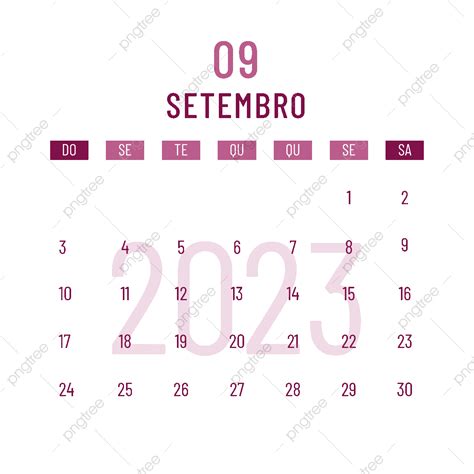 Agosto 2023 Calendário Português Fúcsia Png 2023 Calendário Clip