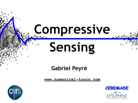 Signal Processing Course Compressed Sensing Speaker Deck