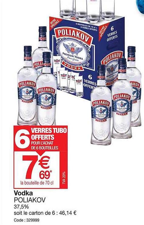 Promo Vodka Poliakov Chez Promocash ICatalogue Fr