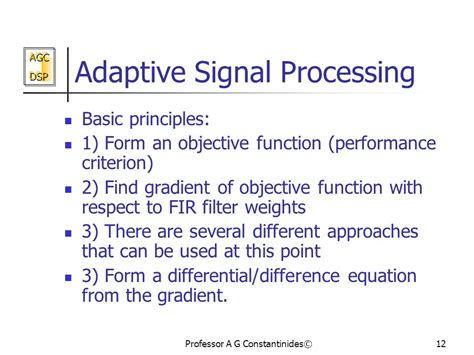 adaptive signal processing ppt video online download