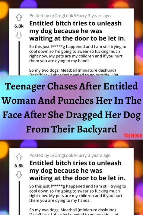 Teenager Chases After Entitled Woman And Punches Her In The Face After
